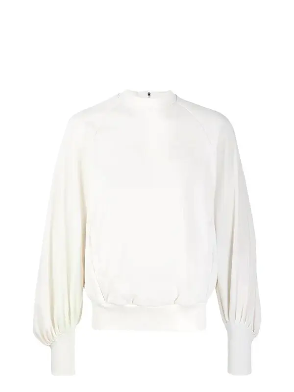 Random Identities Oversized Rib-trimmed Sweatshirt - Neutrals