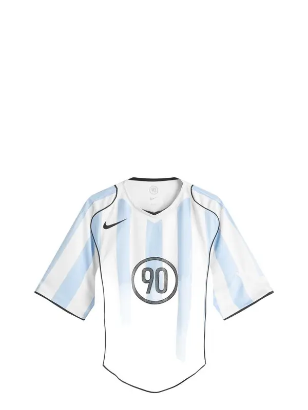Nike T90 Football Jersey - Psychic Blue/white/black