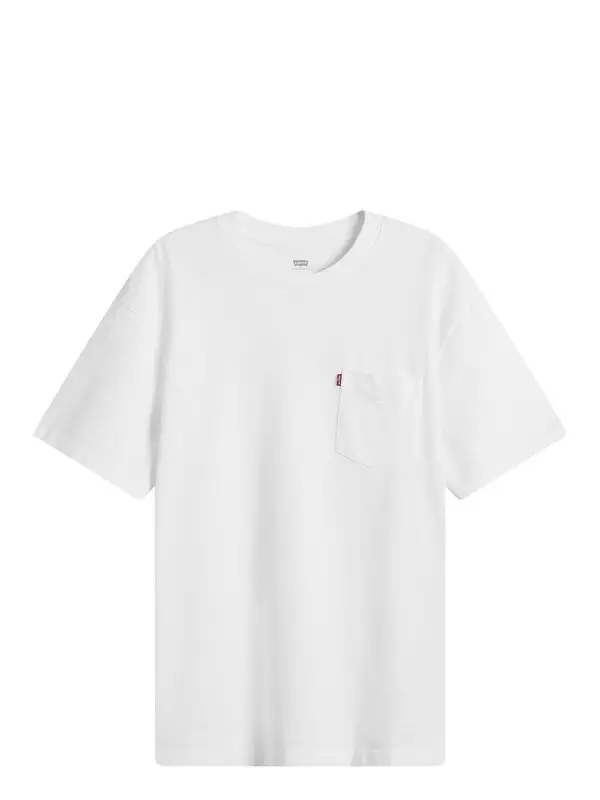 LEVI'S Red Tab Exclusive Heavyweight Pocket T-shirt - Bright White