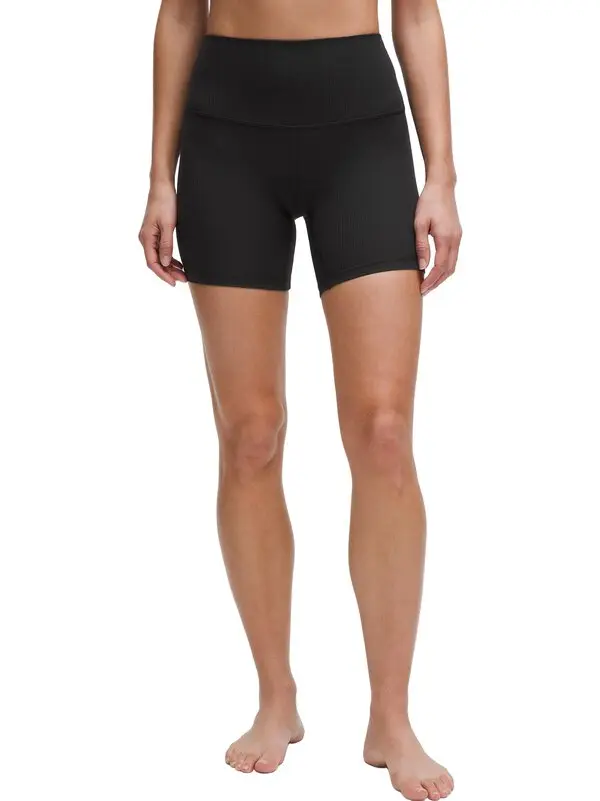 Lululemon Align™ High-rise Ribbed Short - Black