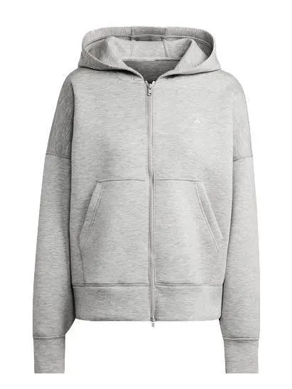Adidas By Stella McCartney Logo Scuba Hoodie - Gray
