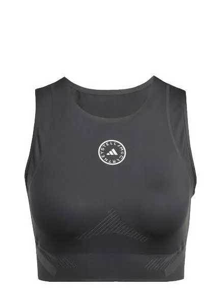 Adidas By Stella McCartney Truepace Cropped Tank Top - Black