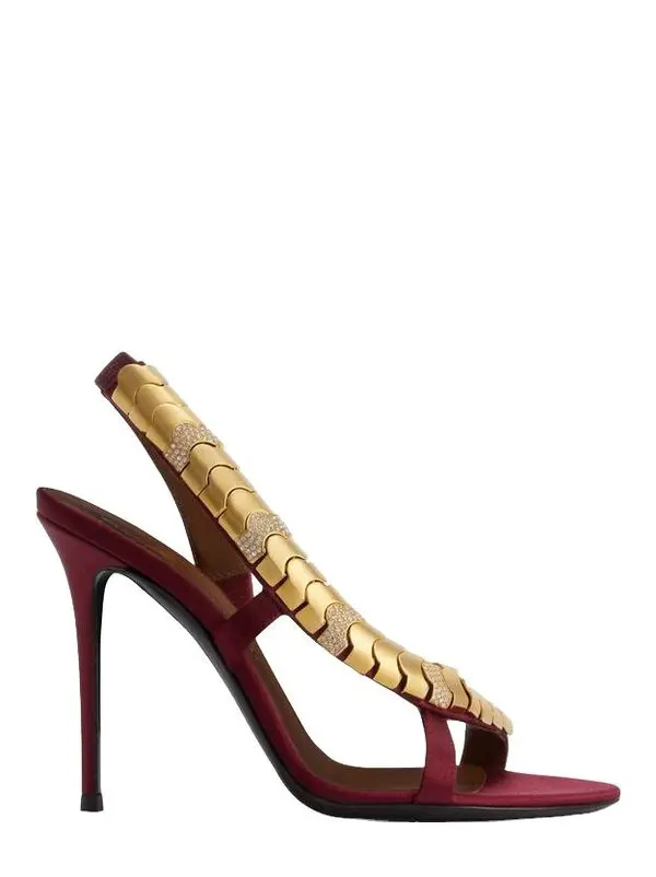 GIUSEPPE ZANOTTI Gz Dafne 105 Sandals - Burgundy