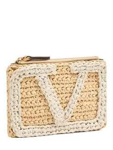 Valentino Garavani Viva Superstar Crochet Pouch - Gold
