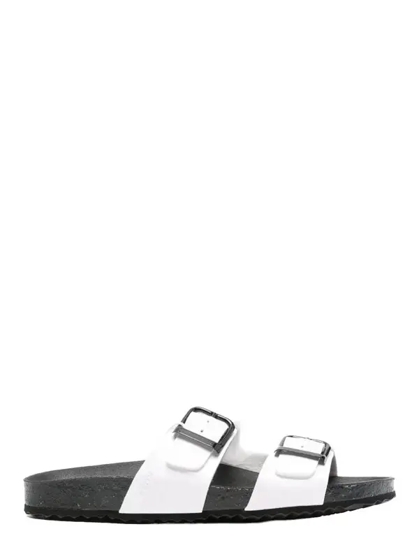 Geox Brionia Double-buckle Sandals - White