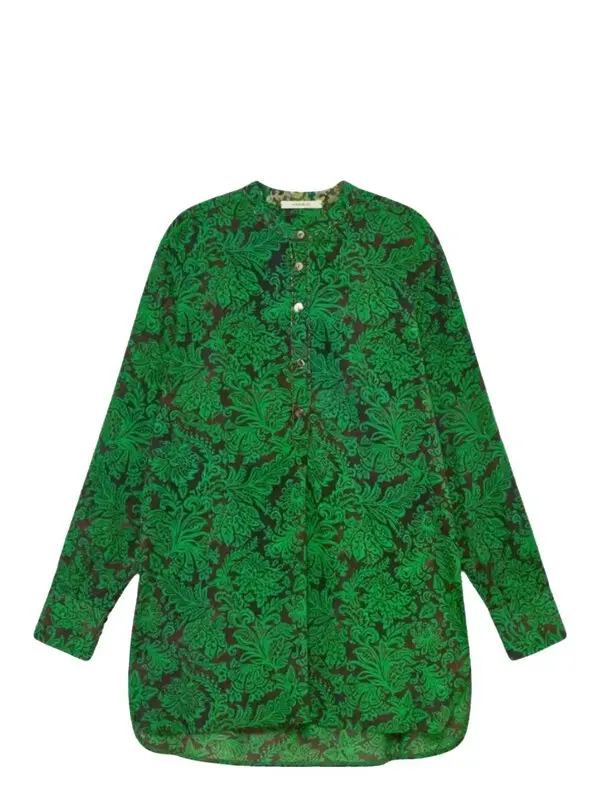 Malìparmi Floral-print Button-up Shirt - Green