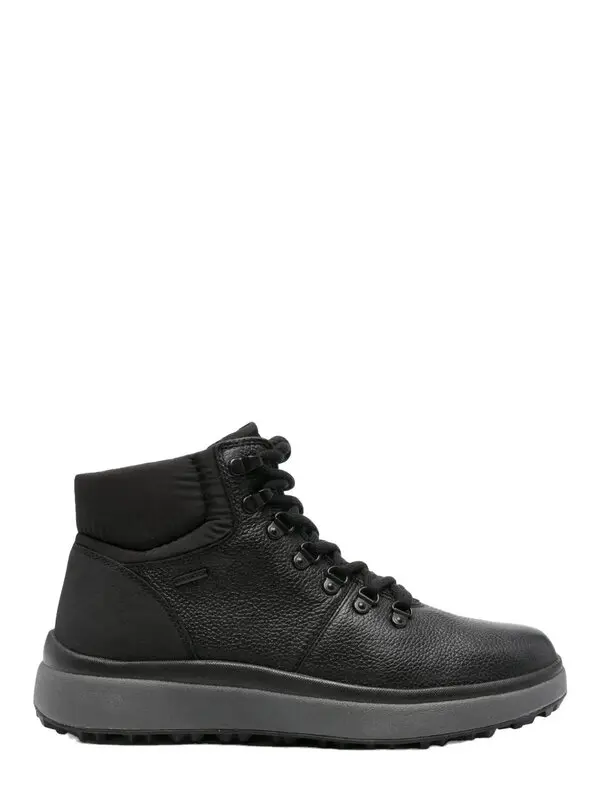 Geox Granito + Grip Lace-up Boots - Black