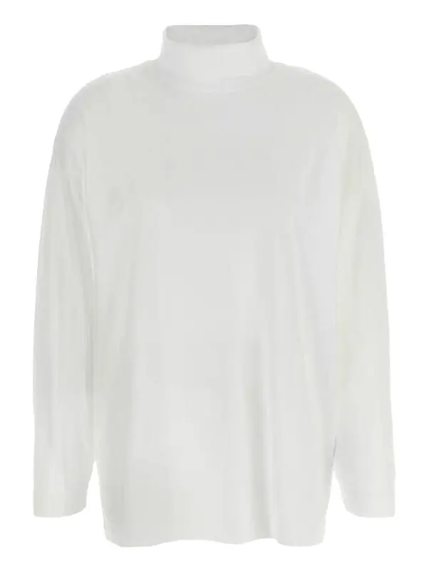 HAIKURE Ivy High-neck Long-sleeve T-shirt - White