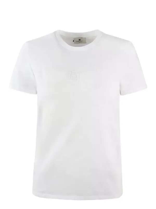 Elisabetta Franchi Cotton T-shirt - White
