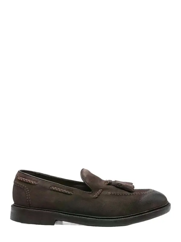 CENERE GB Tassel Loafers - Brown
