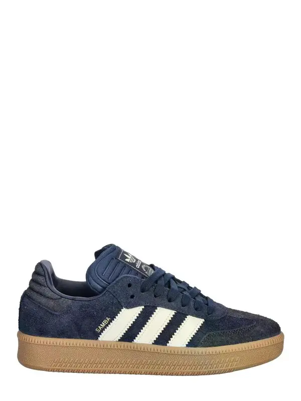 Adidas Samba Xlg Three-stripe Sneakers - Blue