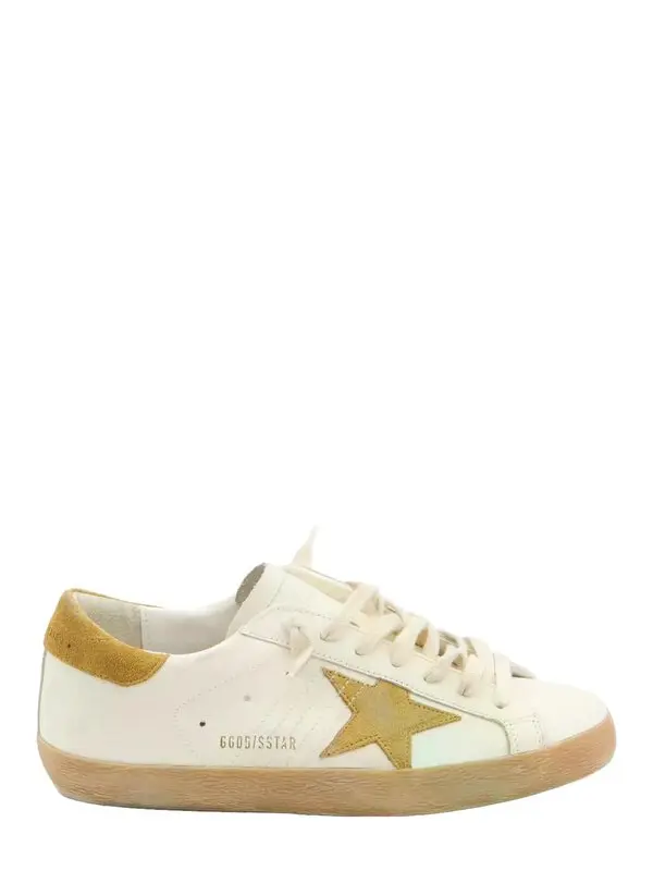 GOLDEN GOOSE Super-star Leather Sneakers - White