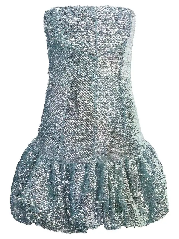 16Arlington Sequin Embellished Mini Dress - Silver