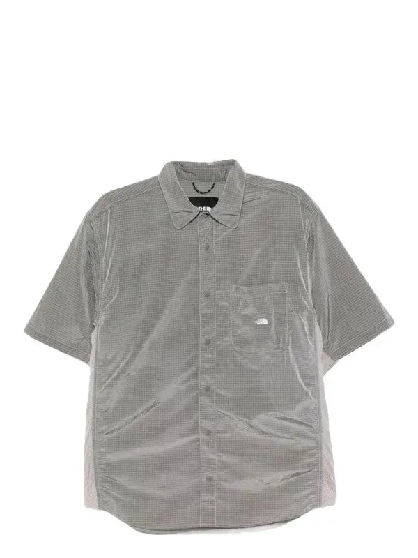 The North Face Logo-embroidered Shirt - Grey