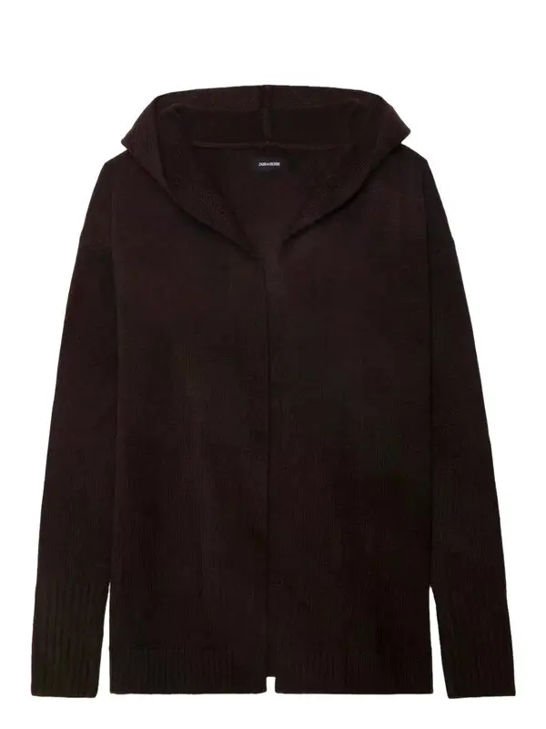 Zadig&Voltaire Charly Hooded Cardigan - Brown