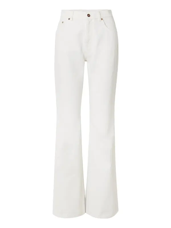 Gabriela Hearst Willa High-rise Bootcut Recycled Jeans - White