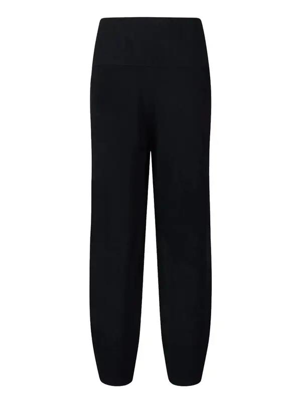 Liu Jo Straight Trousers With Waistband - Black