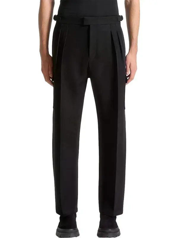 Manière De Voir Twill Pocket Trousers - Black