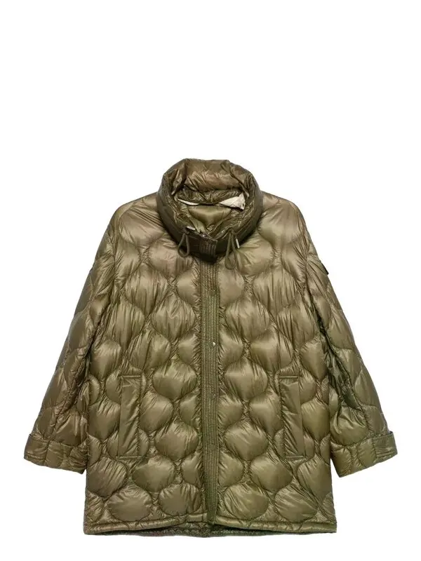 Moncler Lombi Quilted High-neck Jacket - Green