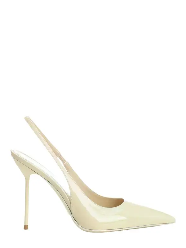 Paris Texas 105mm Lidia Slingback Pumps - Neutrals
