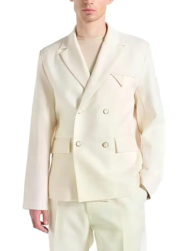 Manière De Voir Didier Double-breasted Tailored Blazer - Neutrals