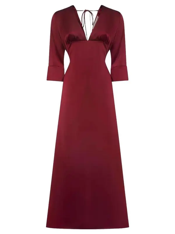 BLANCA VITA Albox Fla Maxi Dress - Red