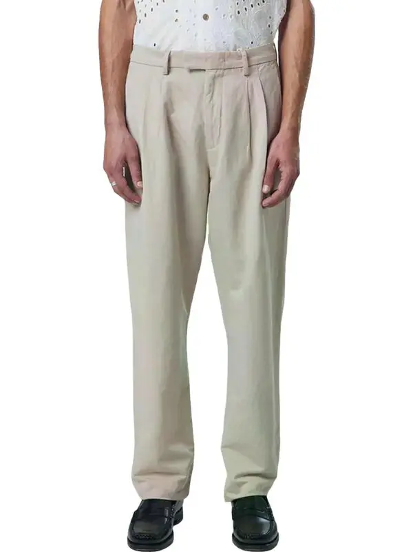 Nn07 Pleated-front Trousers - Neutrals