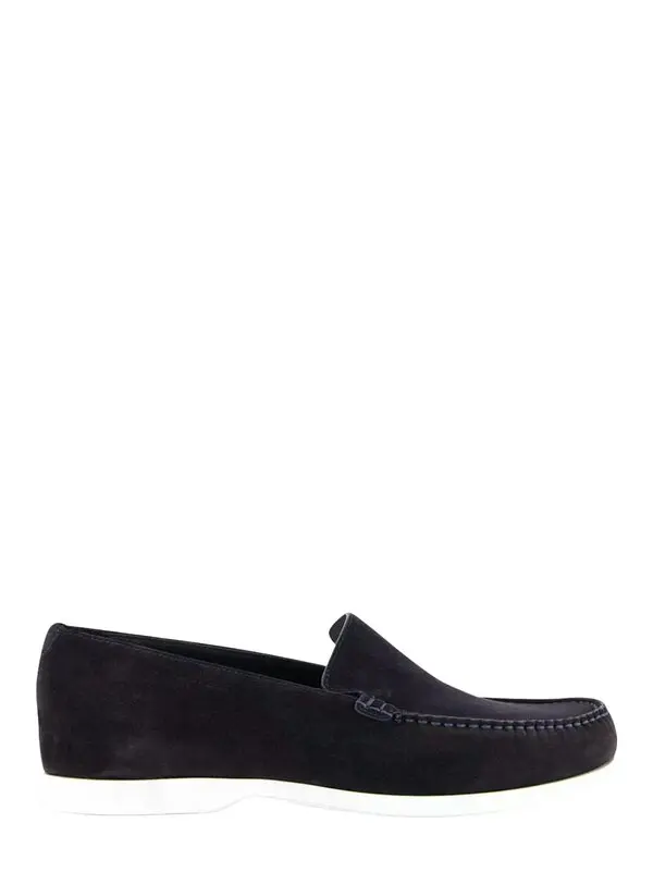 Manolo Blahnik Monaco Suede Loafers - Blue