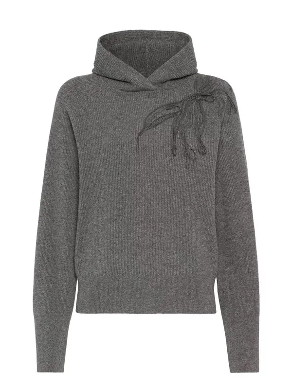 Brunello Cucinelli Cashmere Hoodie - Grey