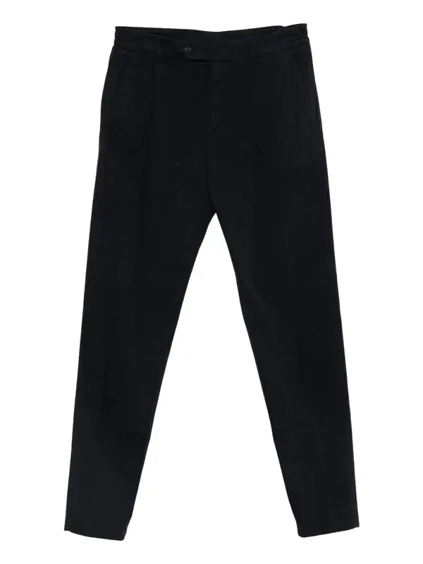 Eleventy Elastic-waistband Trousers - Blue