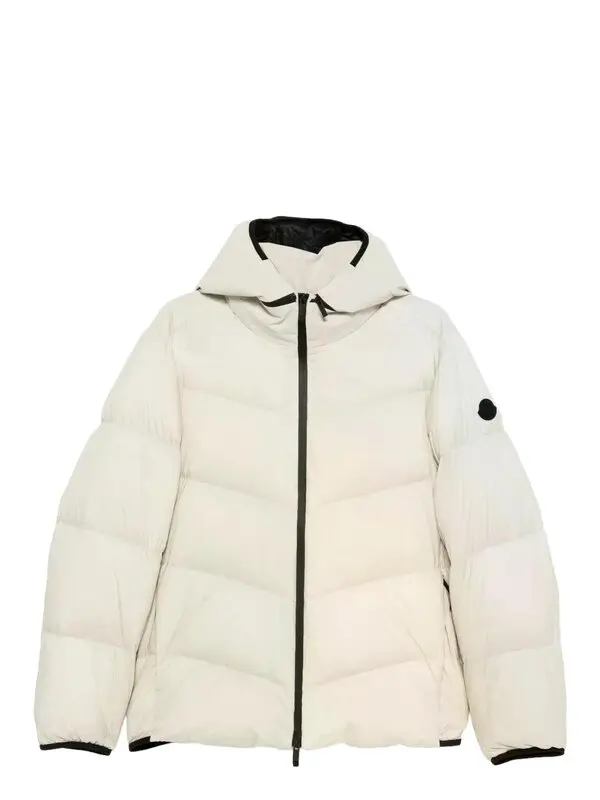 Moncler Forez Quilted Hooded Jacket - Neutrals