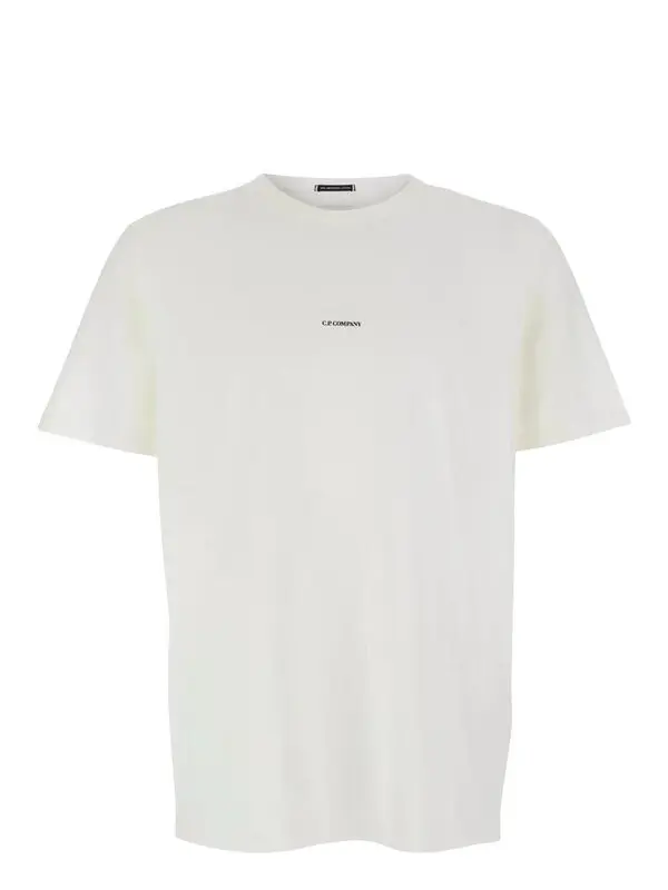 C.P. COMPANY Logo-print T-shirt - White