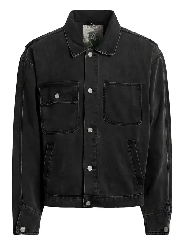 BASKETCASE Double-pocket Denim Jacket - Grey