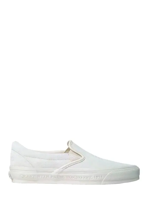 VANS X Neighborhood 98 Suede Slip-on Sneakers - White