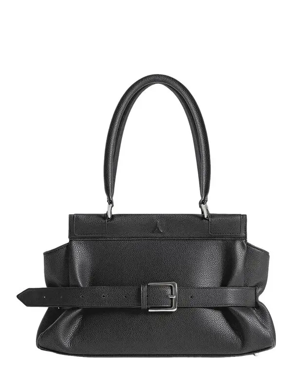Manière De Voir Calais Belted Tote Bag - Black