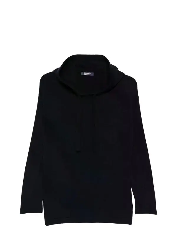 Max Mara Wool Hoodie - Blue