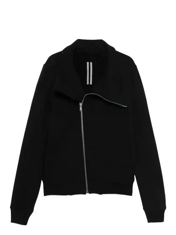 Rick Owens Asymmetrical Zip-front Jacket - Black