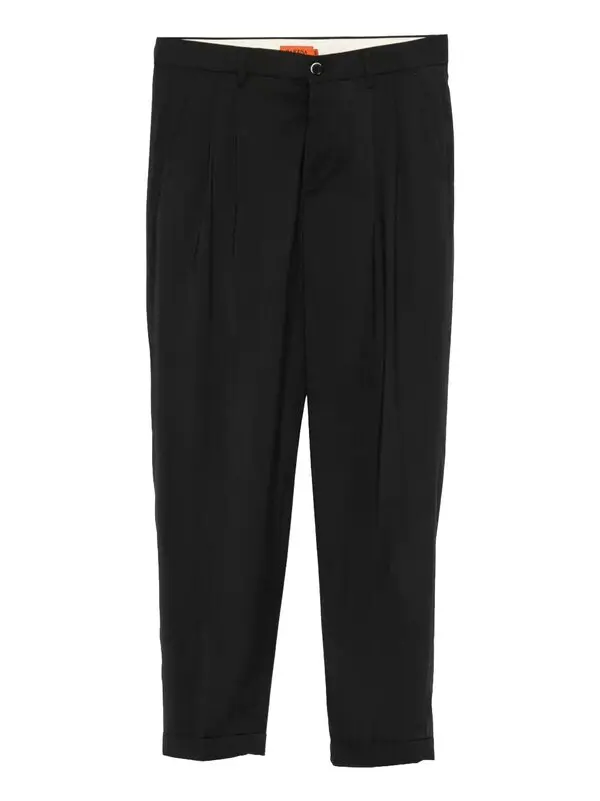 Barena Venezia Pleated Wool Trousers - Grey
