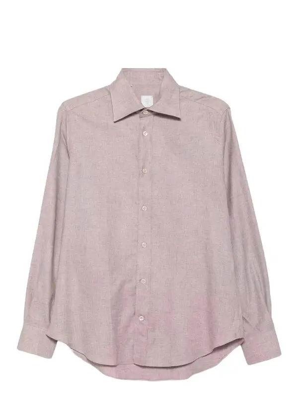 Eleventy Button-down Shirt - Red