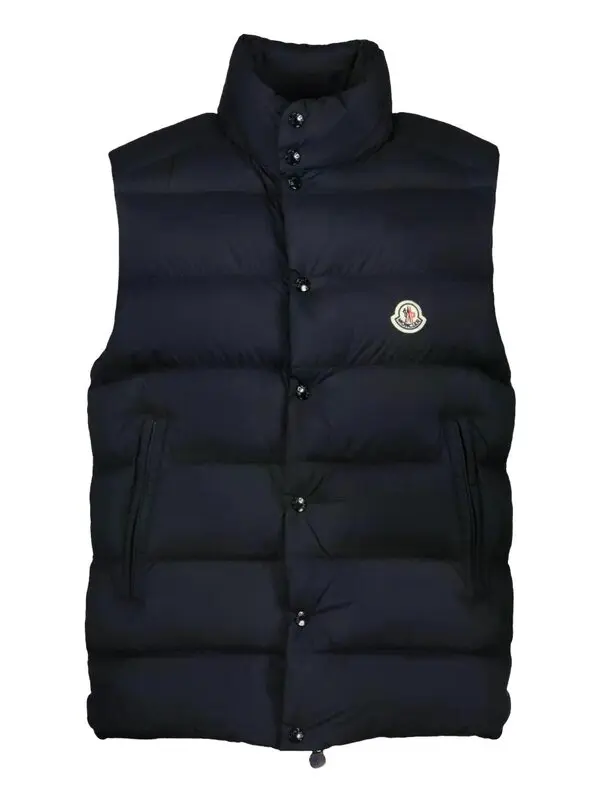 Moncler Quilted Sleeveless Gilet - Blue
