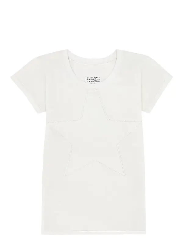 MAISON MARGIELA Star-applique T-shirt - White