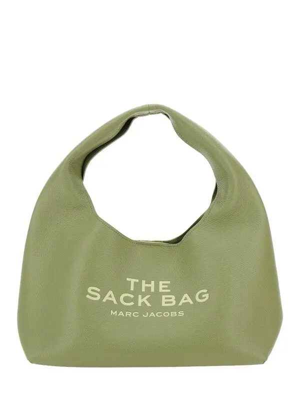 Marc Jacobs The Sack' Grained Leather Shoulder Bag - Green