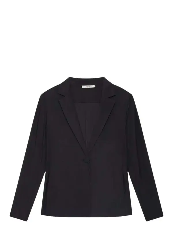 Malìparmi Single-button Notched-lapels Blazer - Black
