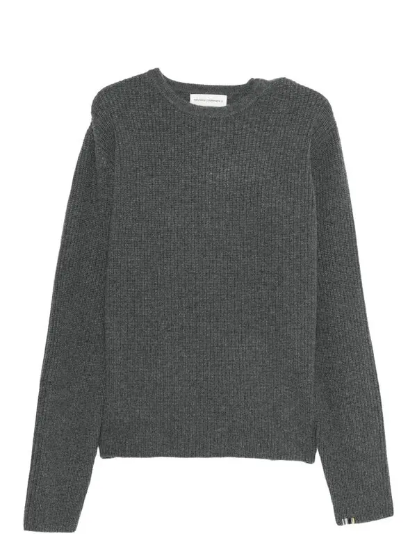 EXTREME CASHMERE X N°356 You Ribbed Cashmere Sweater - Grey