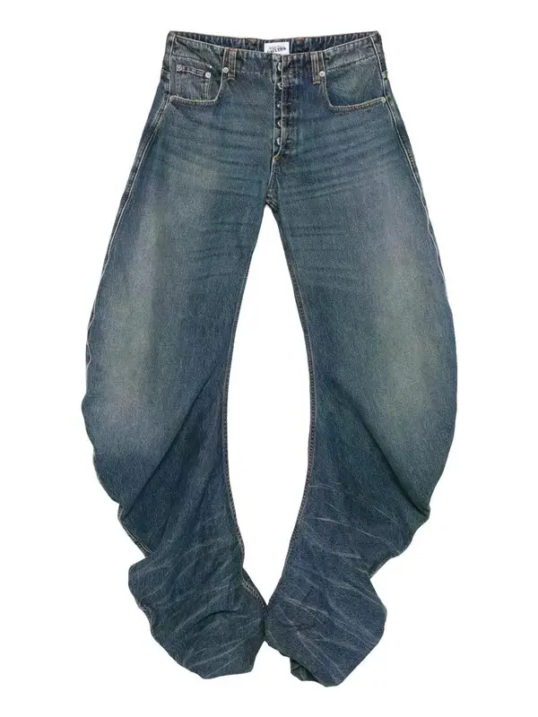 JEAN PAUL GAULTIER Cotton Jeans - Blue