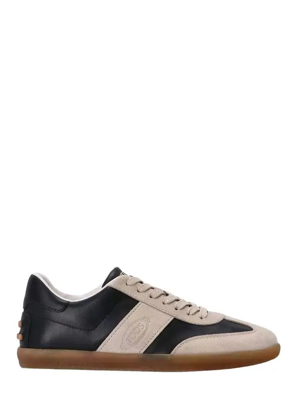 TOD'S Panelled Low Top Sneakers - Black