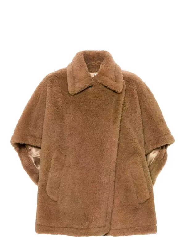 Max Mara Tebe Teddy Cape - Brown