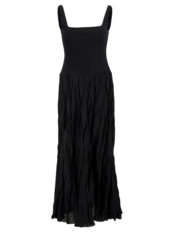 Johanna Ortiz Mariner Sleeveless Maxi Dress - Black