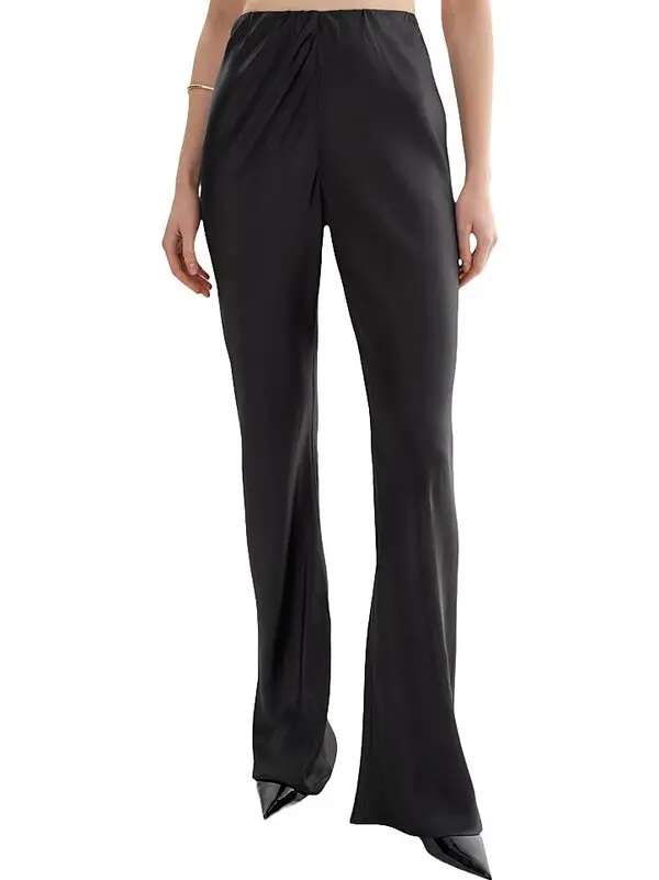 LAMARQUE Emile Satin Pants - Black