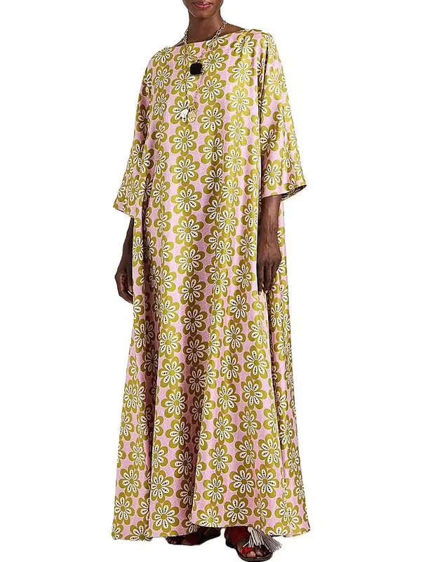 La DoubleJ Muumuu Maxi Dress - Caper Pink